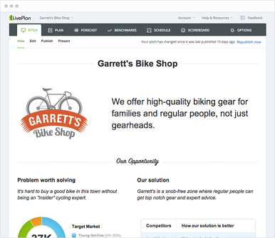 Free One-Page Business Plan Template Download | LivePlan | LivePlan